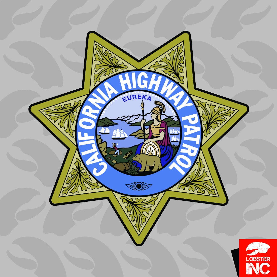 Police Decals & Stickers Sticker Decal CA CHP California Highway Patrol ...