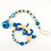 Personalized Pacifier Chain With Desired Name - With Grasping Toy in a ...
