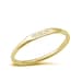Solid Gold Personalized Mini Stackable Ring With Special Date, Trending ...