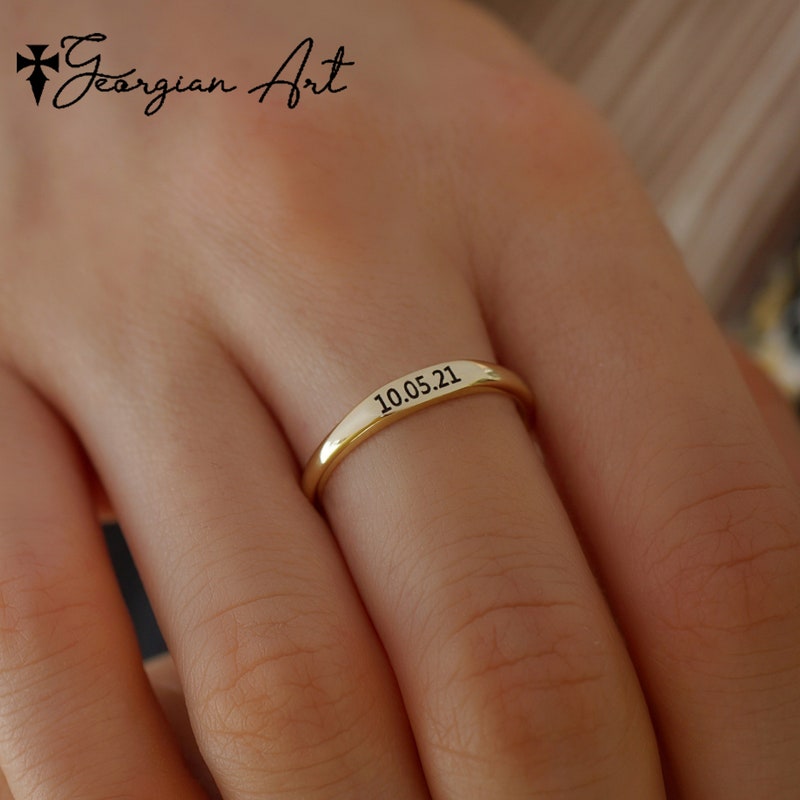 Date Ring - Etsy