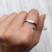 Solid Gold Personalized Mini Stackable Ring With Special Date, Trending ...