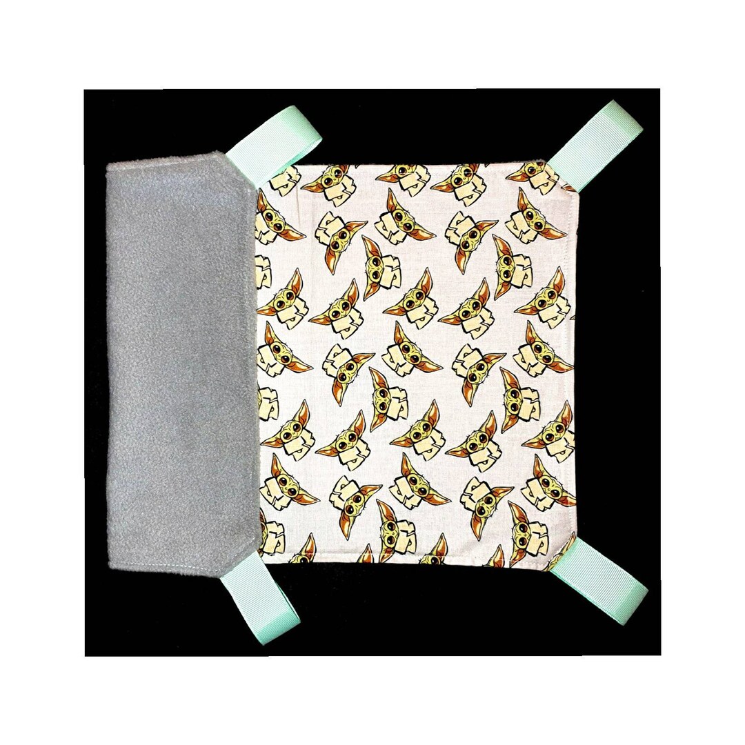 BABY YODA MANDALORIAN Rat Hammock / Pet Hammock in Grey. Size Xl ...