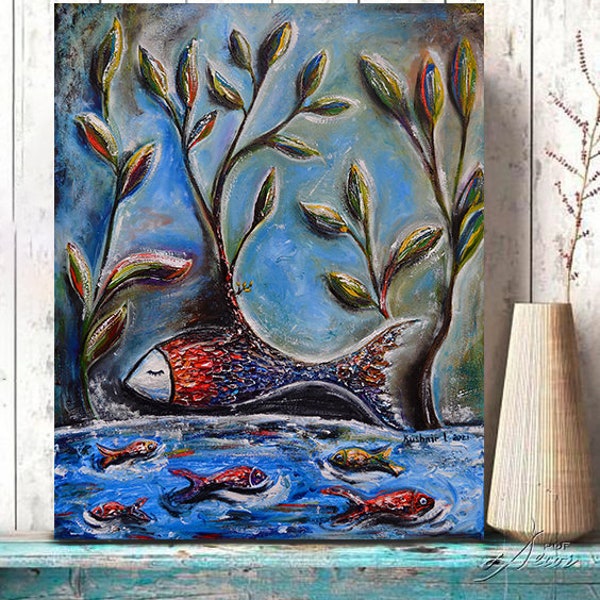 Expressive Painting - Etsy