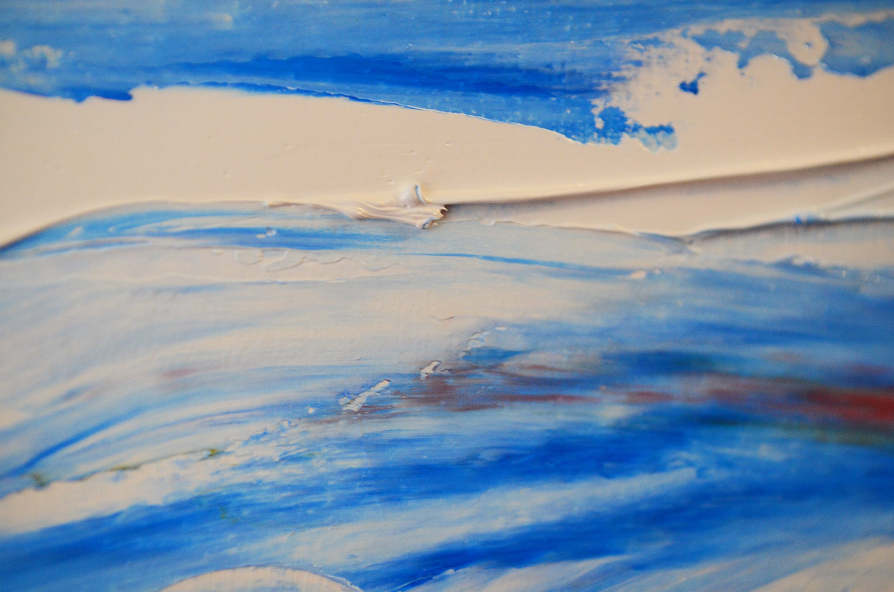 Heavy Texture Painting. Landscape Painting. Abstract Painting. Room ...