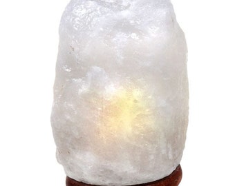White Himalayan Salt Lamp - Etsy