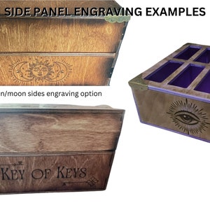 Tarot Deck Box the Toracle BIG DECK Box 10 Slots Customizable and ...