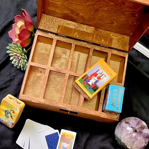 Tarot Deck Box the Toracle BIG DECK Box 10 Slots Customizable and ...