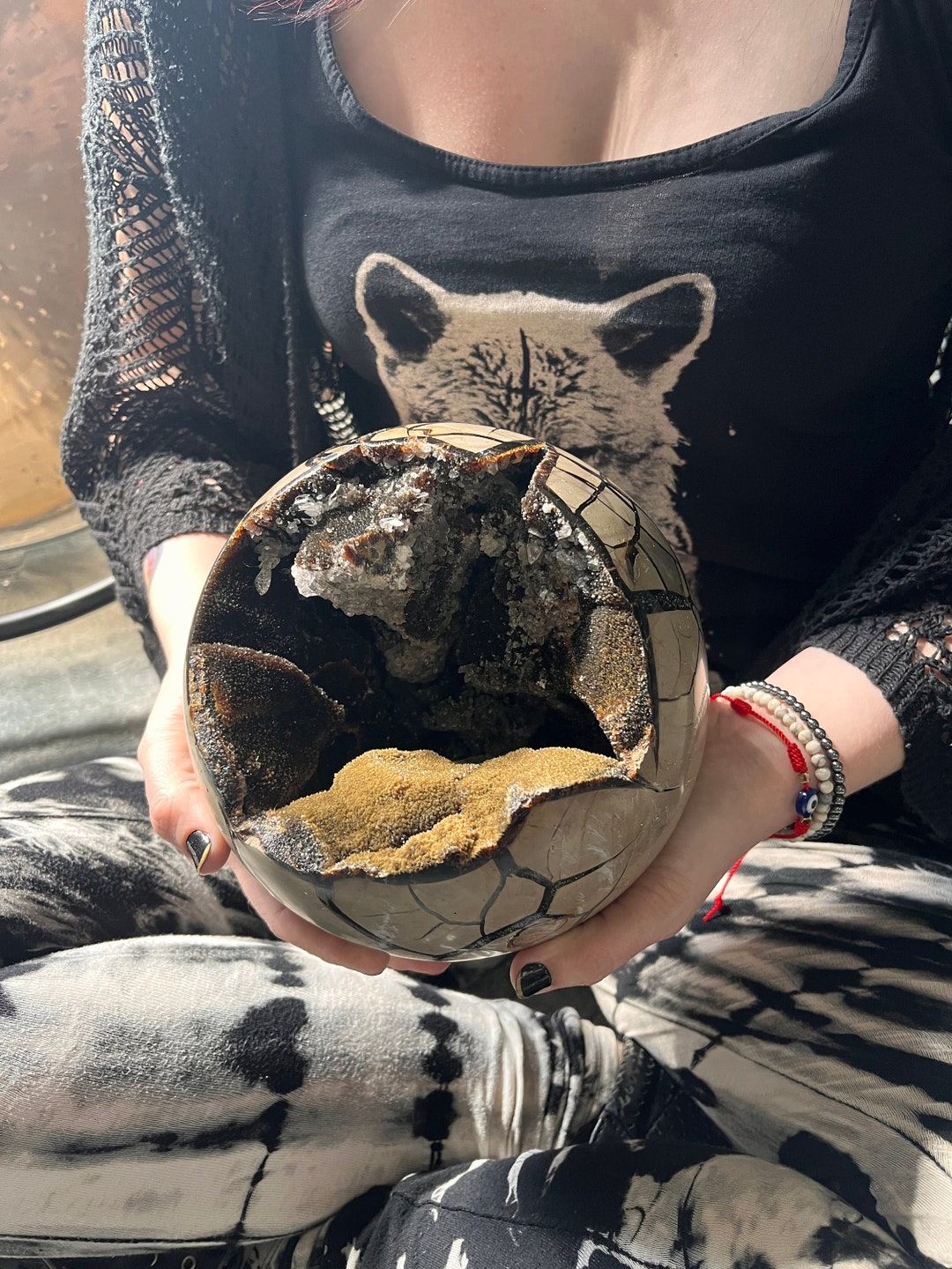 Very Large Septarian dragon Stone Crystal 153mm - Etsy