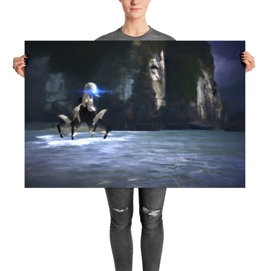 Incursion on Virmire - 36x24 Mass Effect Inspired Art Print - Etsy