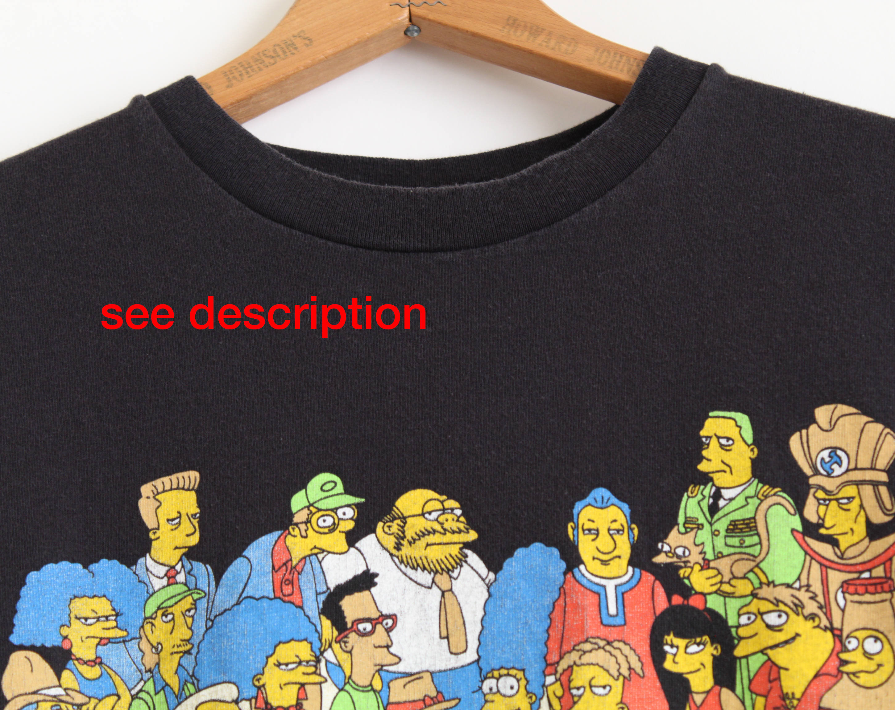 Simpsons Tee, Simpsons Portrait T Shirt, 90s Cartoon Tshirt, Simpsons ...