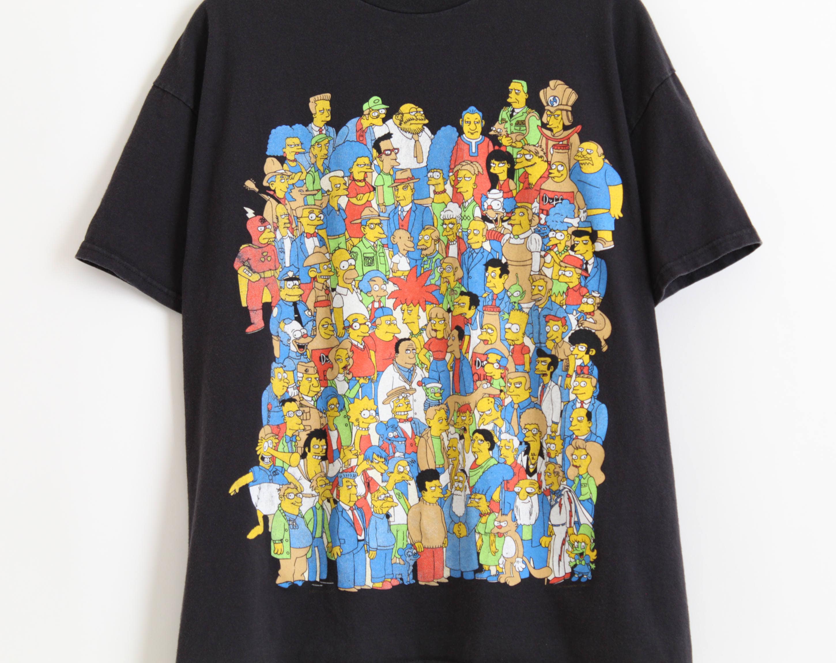 Simpsons Tee Simpsons Portrait T Shirt 90s Cartoon Tshirt Simpsons Shirt The Entire Cast Of