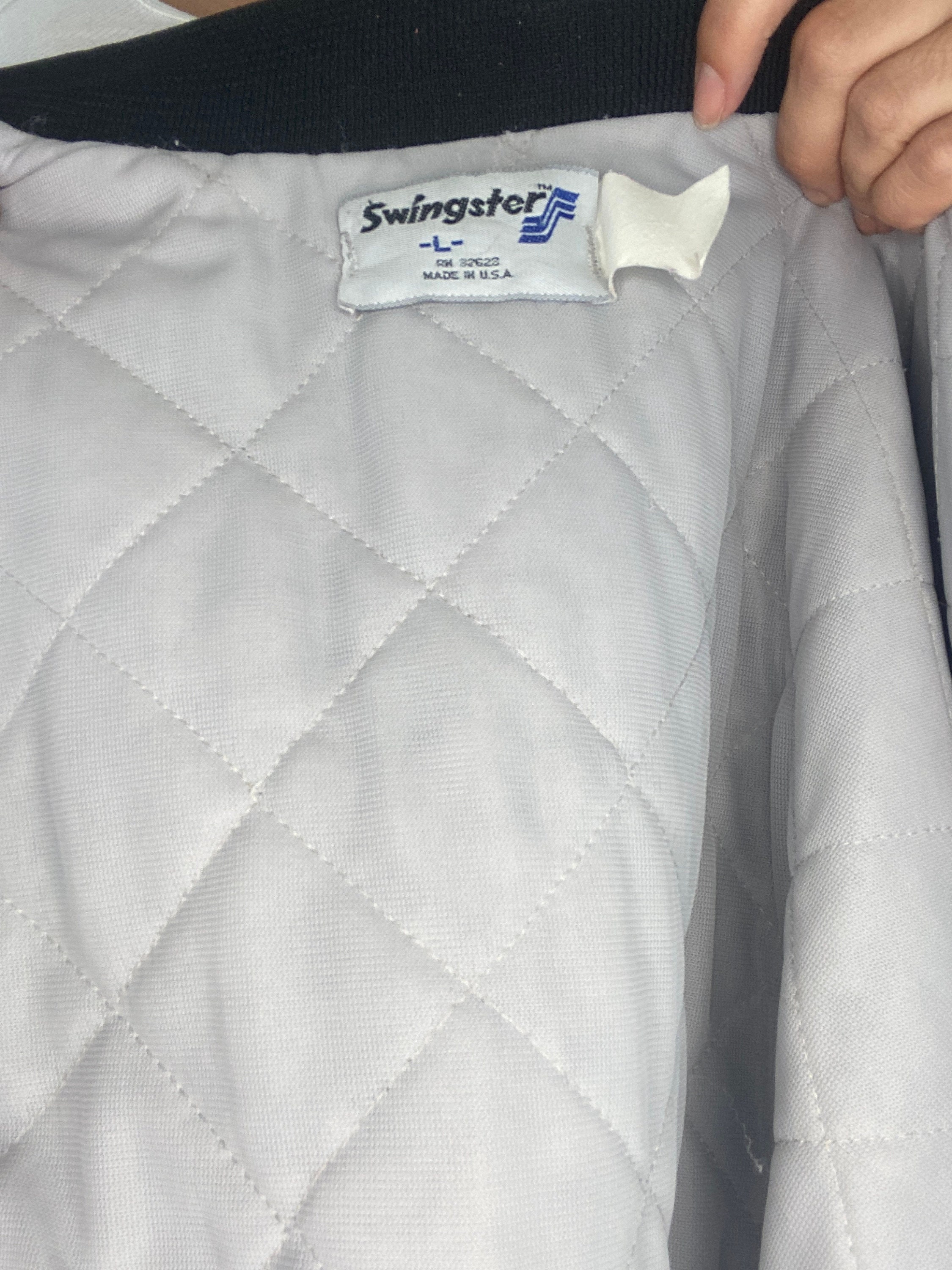 Vintage Swingster Bomber Jacket Made IN USA Size L - Etsy