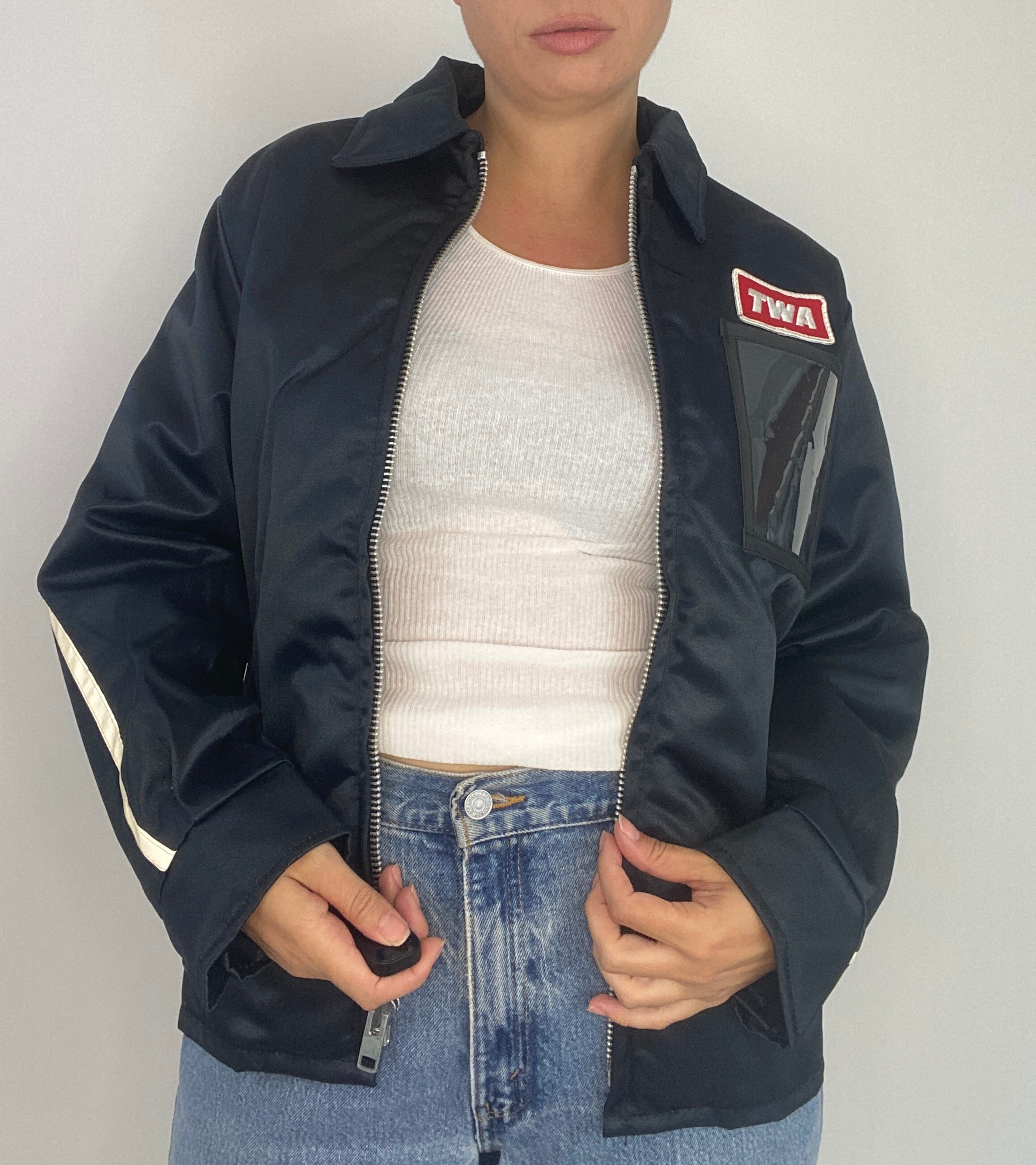 Vintage TWA AIRLINES Airport Mechanics Jacket Uniform Ramp Crew - Etsy