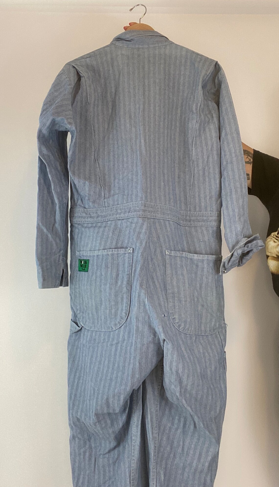 Vintage Wrangler Coveralls / Herringbone Jumpsuit / Vintage Coveralls ...