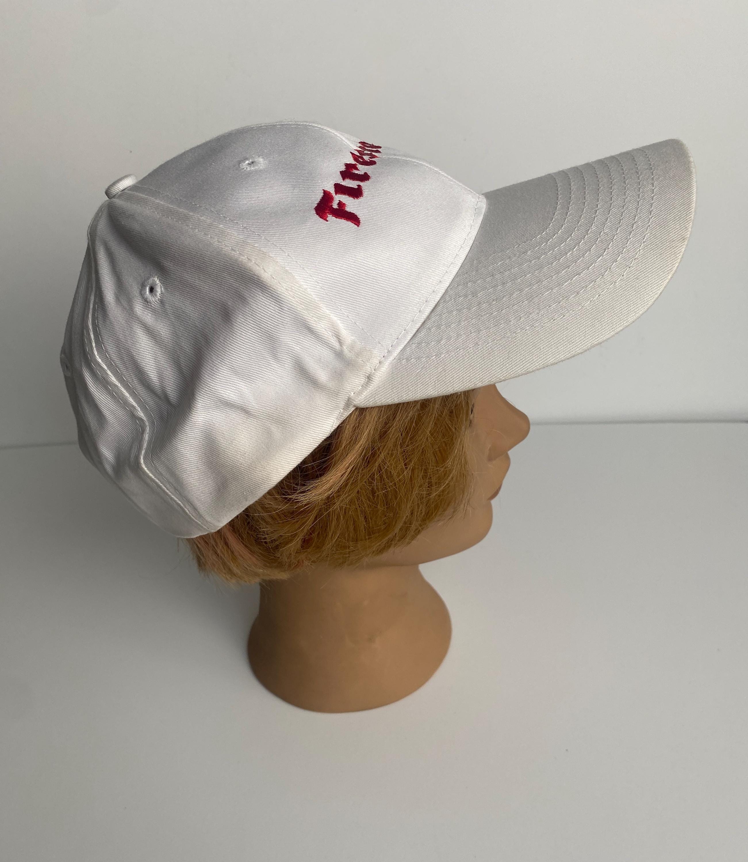 Vintage Firestone Baseball Cap Red Logo White - Etsy