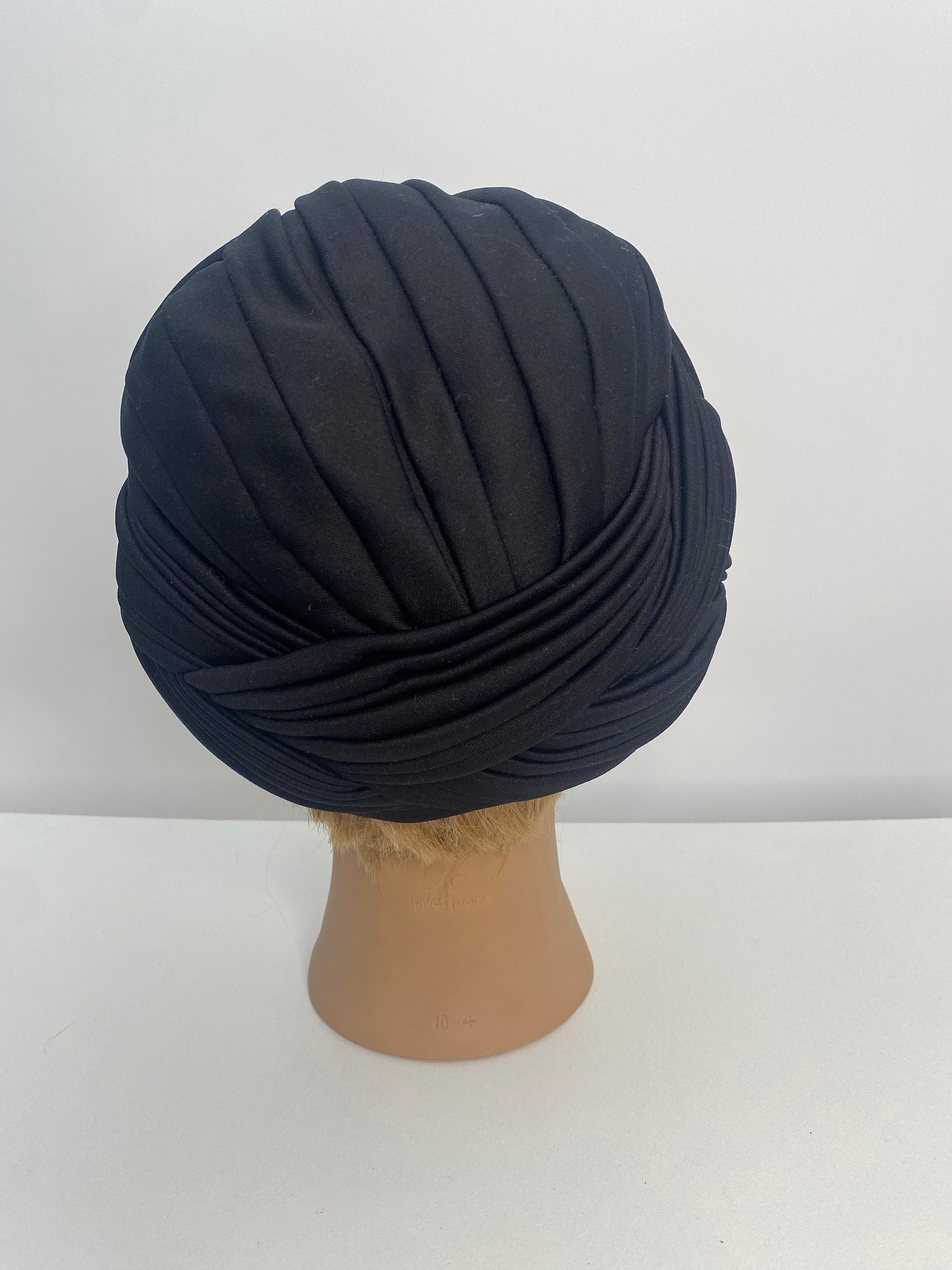 Vtg Turban Style Hat Green 1970s - Etsy