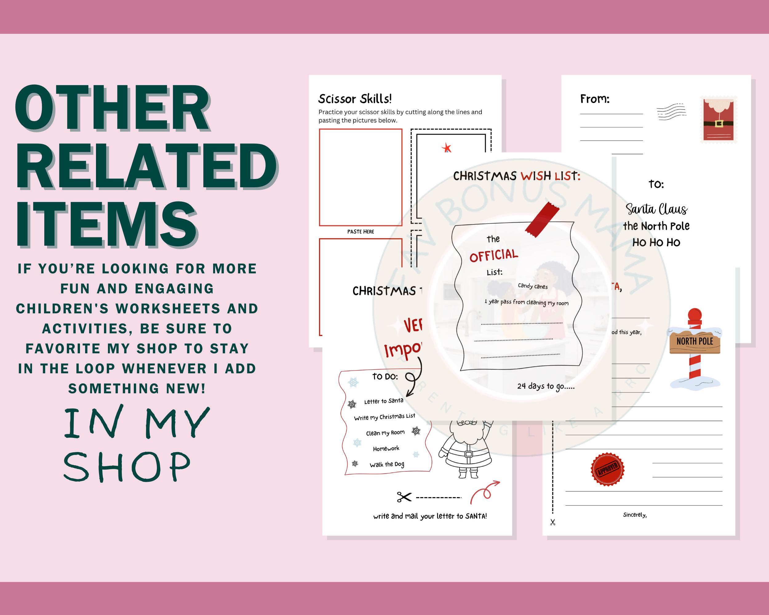 Kids Vision Board Activity - Etsy