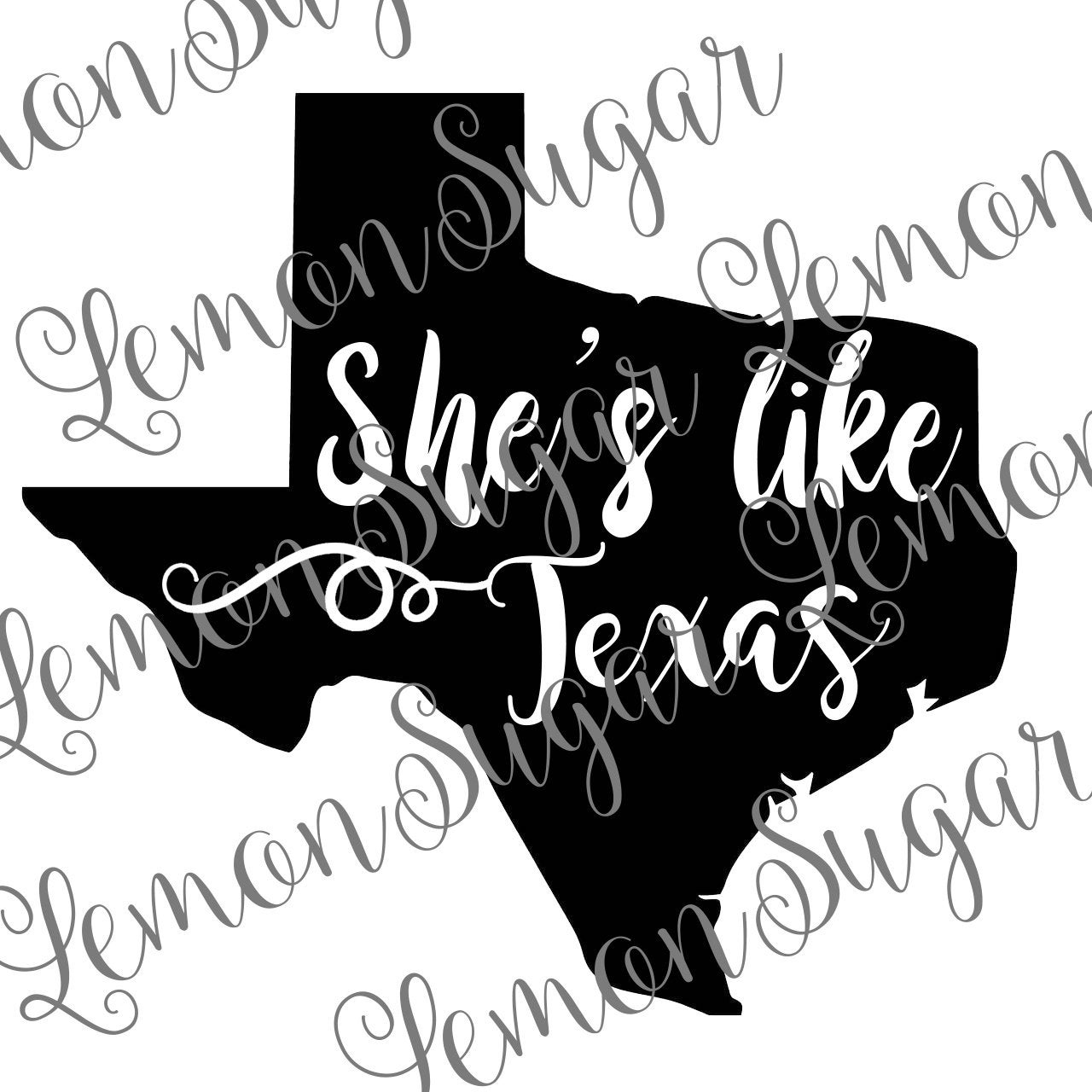 She's Like Texas SVG - Etsy