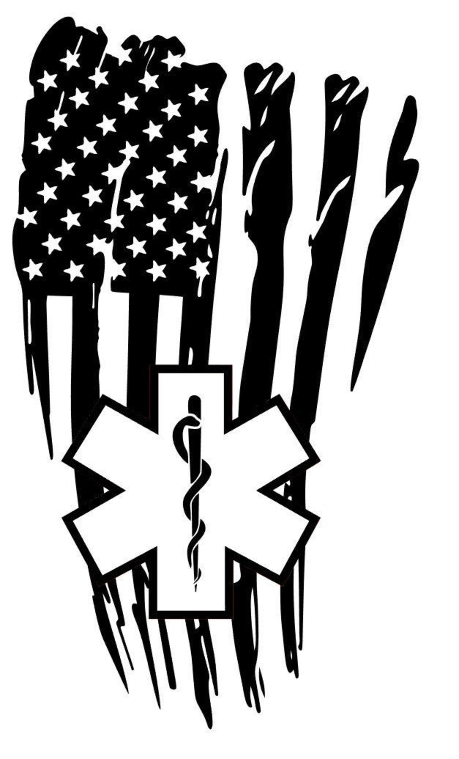 First Responders Distressed Flags - Etsy