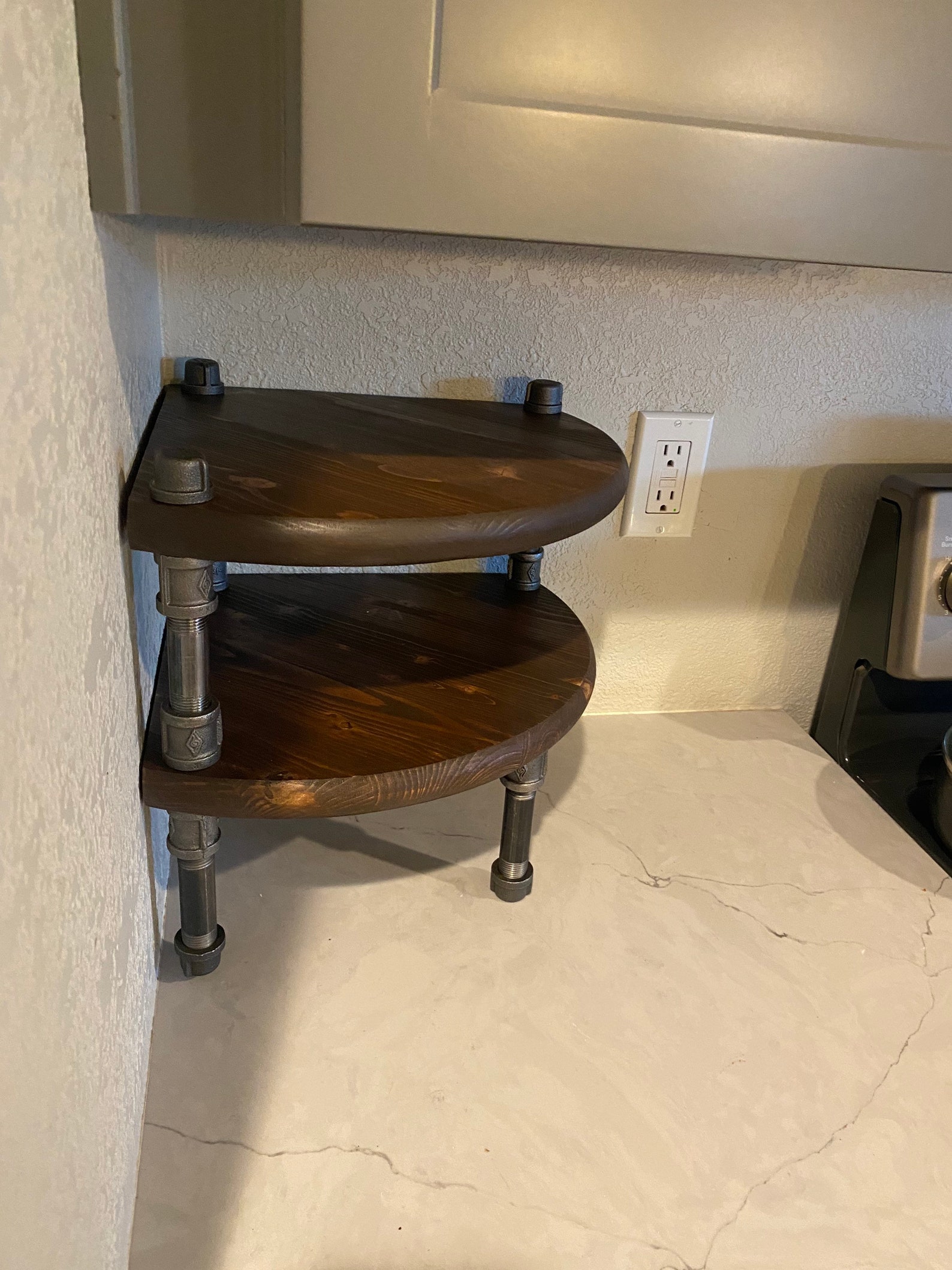 Corner Counter Top Shelf Coffee Bar Organizer Kitchen - Etsy