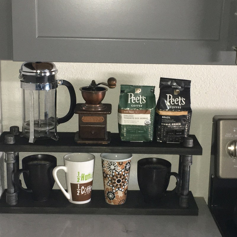 Coffee Bar Shelf - Etsy