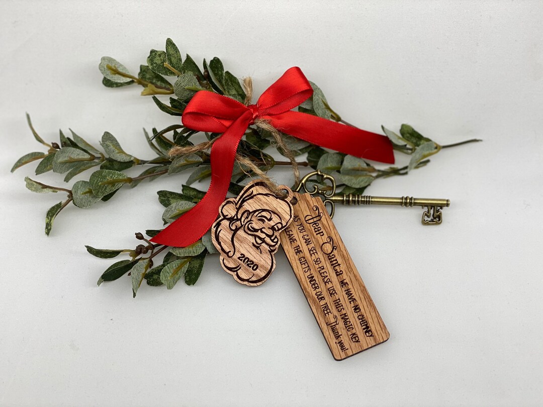 SANTA KEY!! Old-fashioned Beautifully Lasered Tags Along With Gorgeous ...