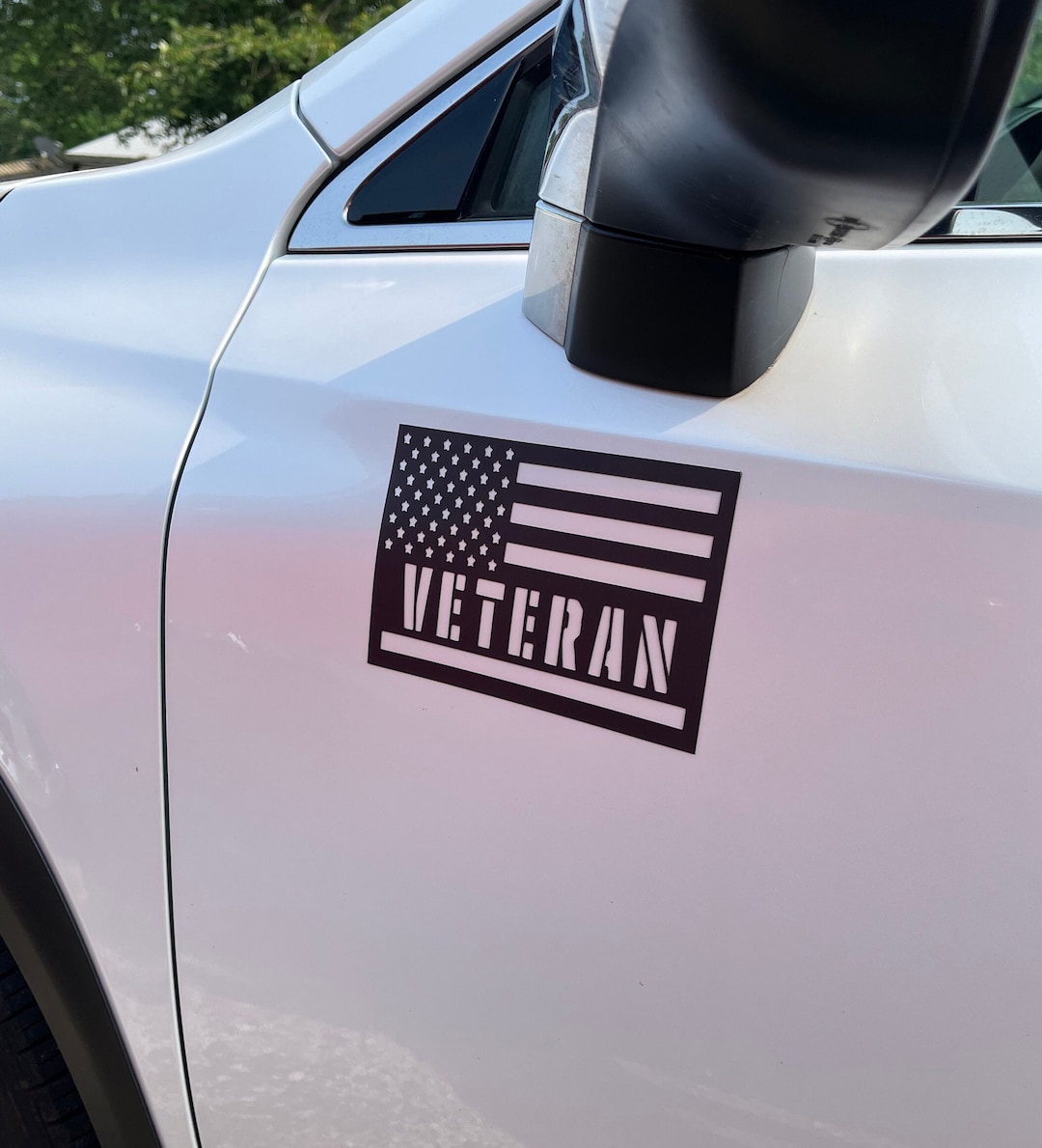 American Flag Car Magnet Veteran American Flag Magnets for Trucks and ...
