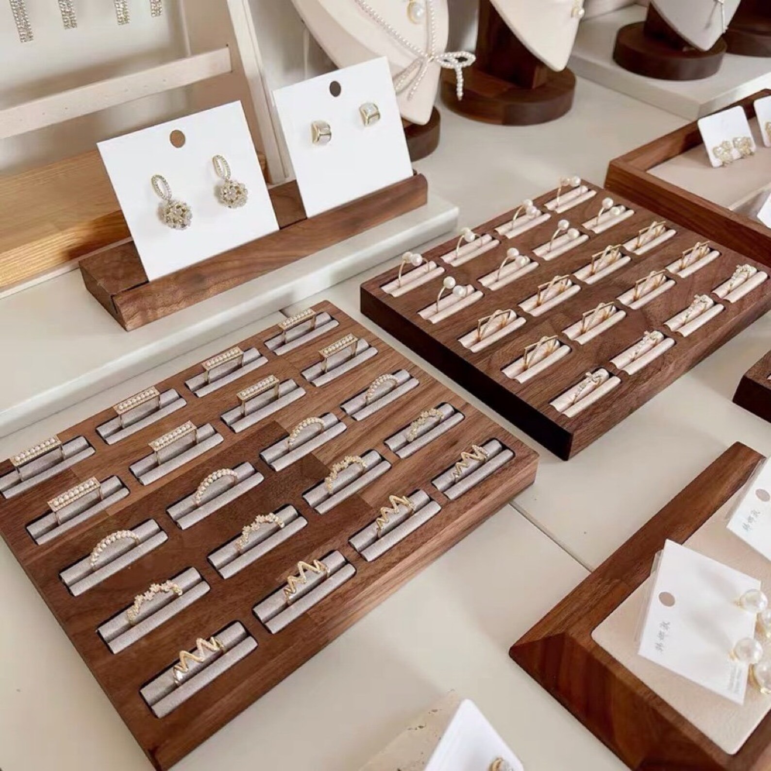 Ring Display Holder Ring Display Stand Jewelry Holder Stand - Etsy