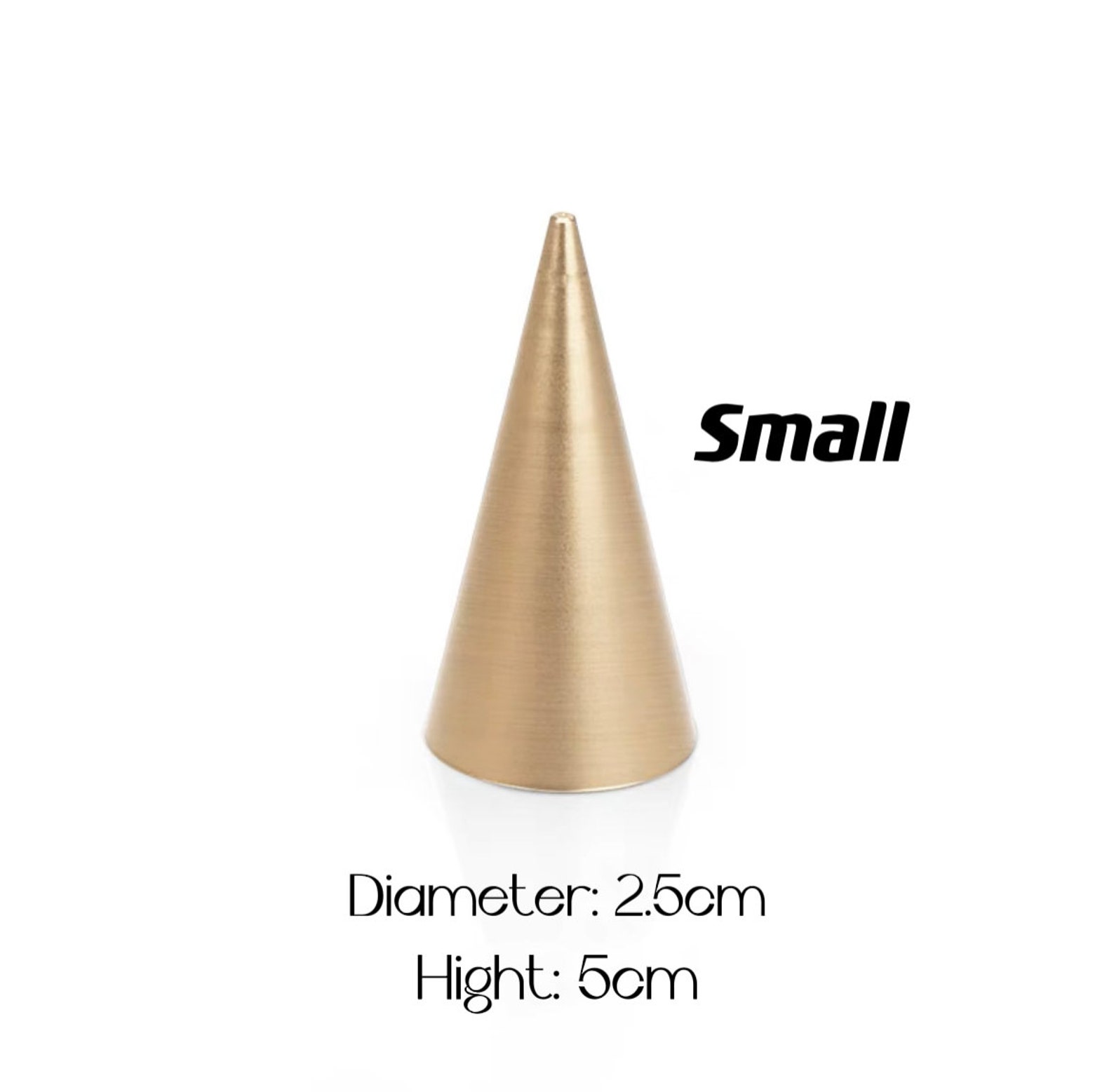 Metal Ring Cone Display Gold Ring Display Holder Ring - Etsy