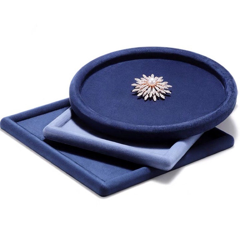 Jewelry Display Tray, Velvet Necklace Display Tray, Jewelry Display ...