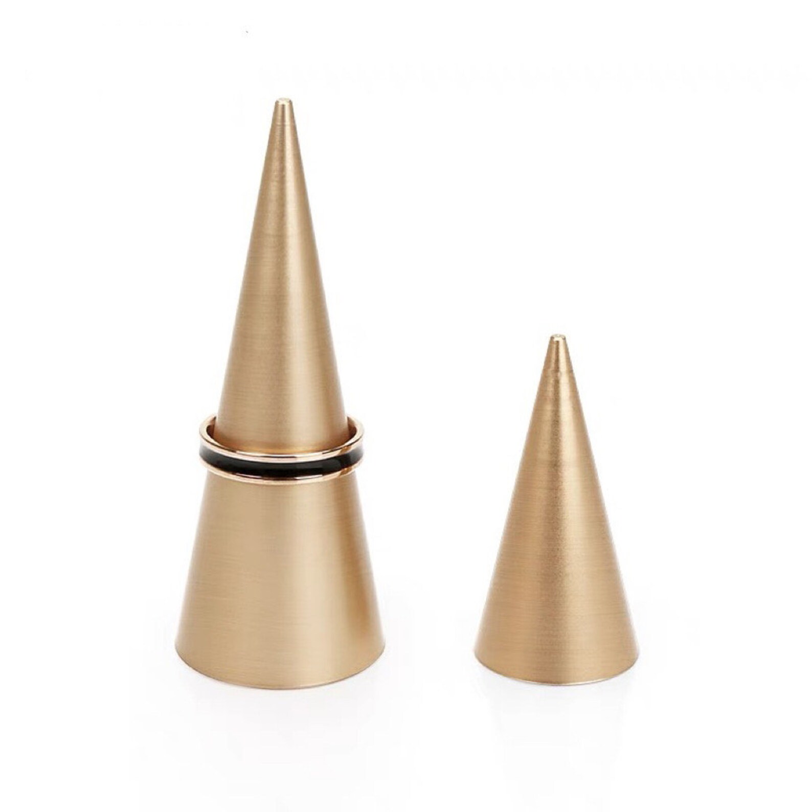 Metal Ring Cone Display, Gold Ring Display Holder, Ring Display Stand ...