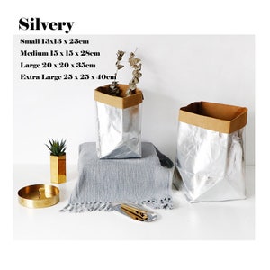 Washable Kraft Paper Container for Storage,food,planting,gift Wrap and ...