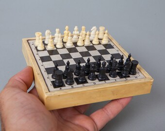 Travel chess set | Etsy