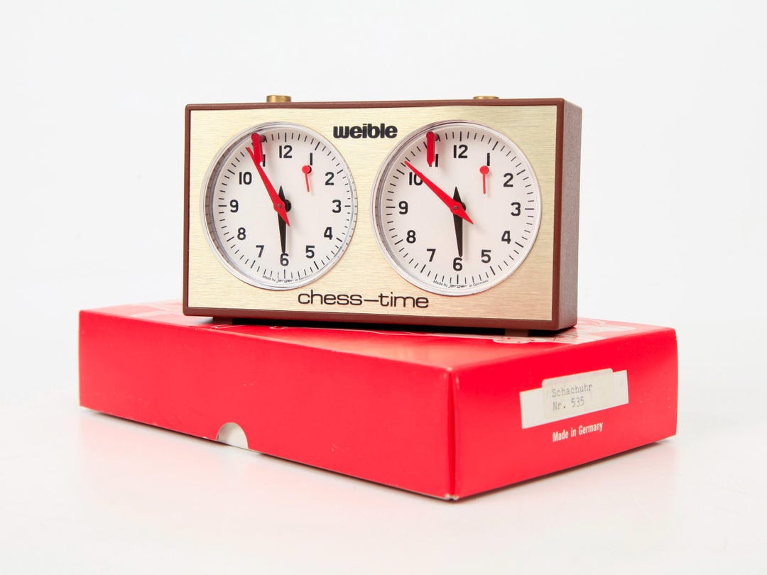 Vintage German "jerger" Mechanical Chess Clock, 1980's Tournament ...