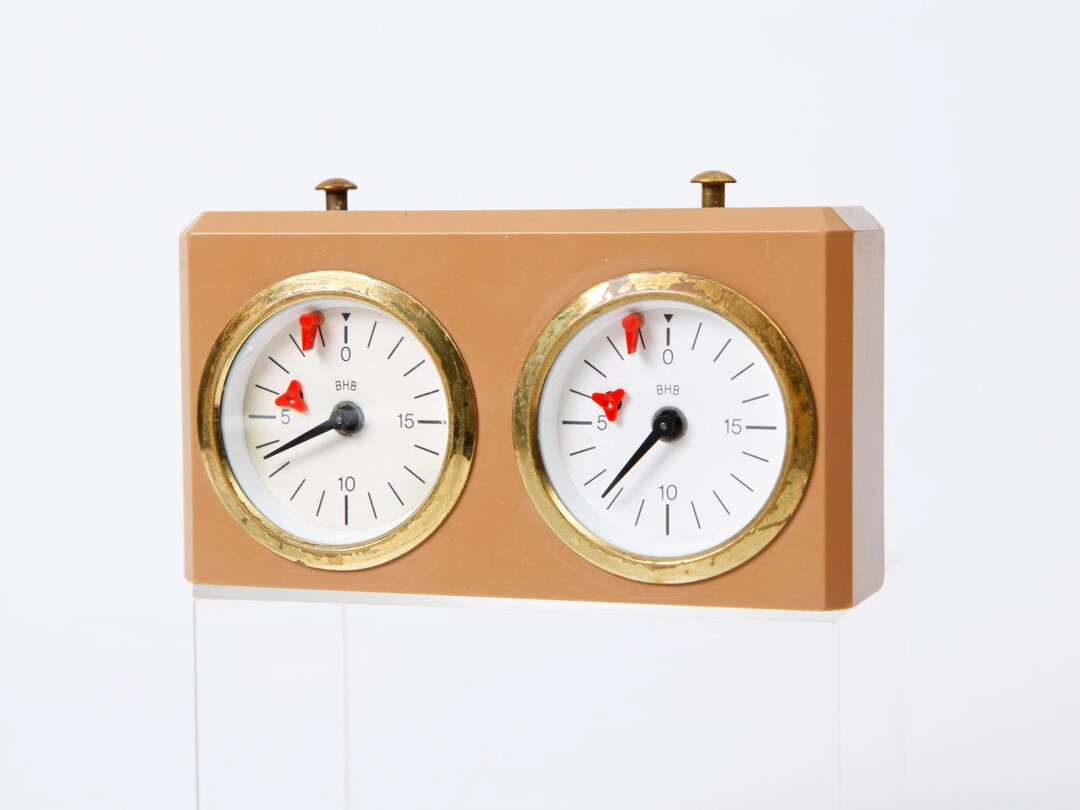 Vintage German BHB Blitz Chess Clock, 20 Minutes Mechanical Chess Timer ...