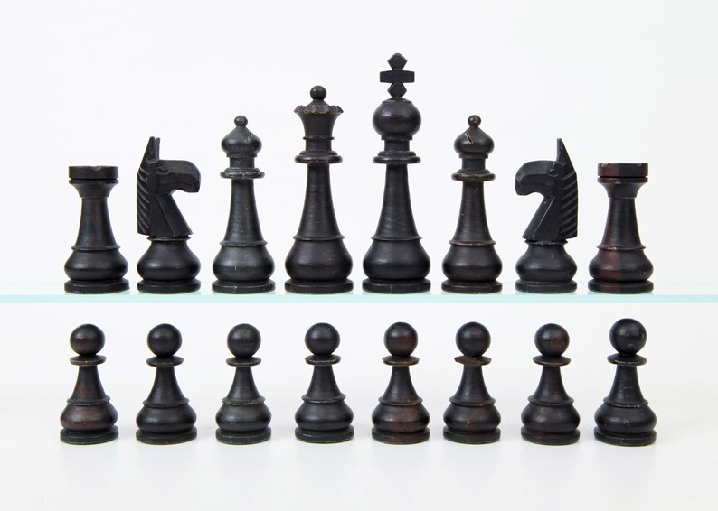 Large Philippine Staunton Chess Set, KH 11cm/4,5 In., Handmade Exotic ...