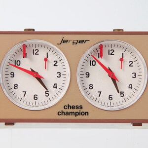 Vintage German jerger Mechanical Chess Clock, Analogue Chess Timer From ...