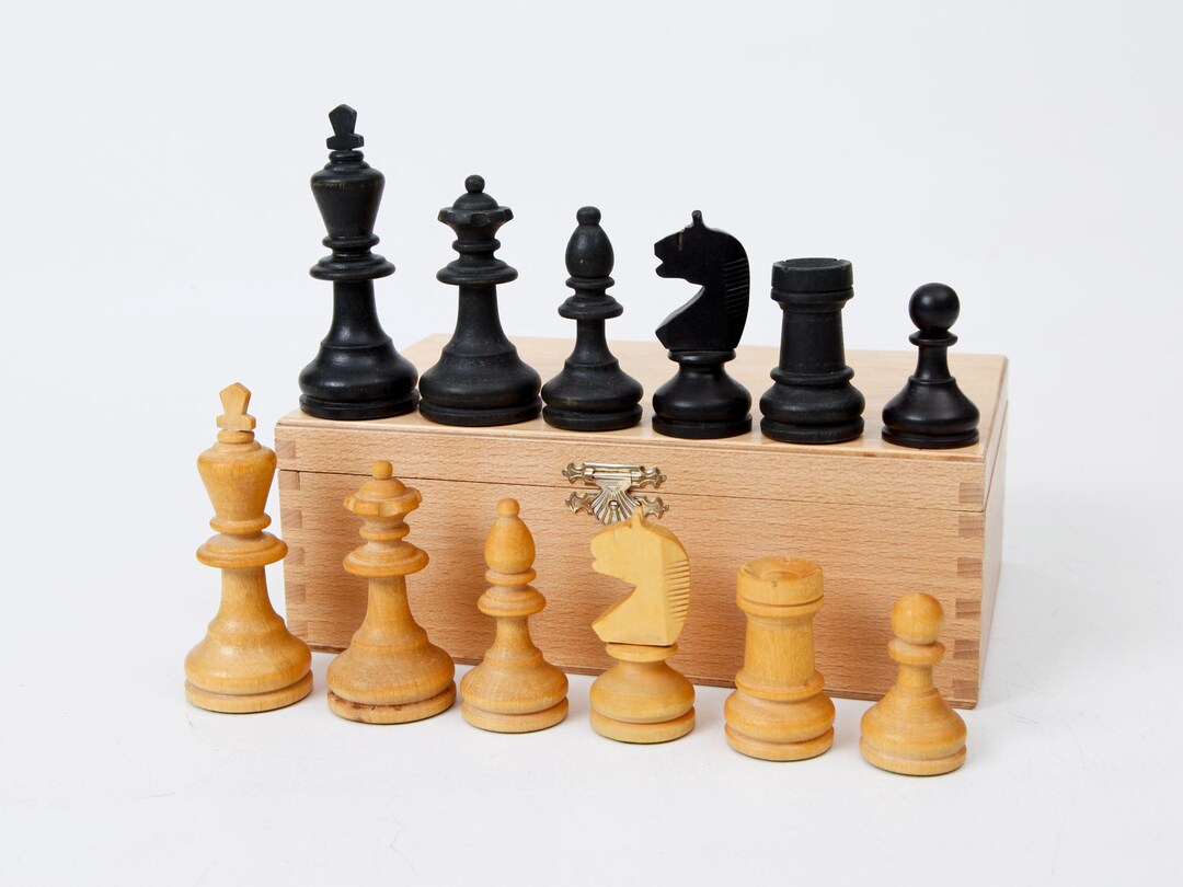 Original "bohemia" Chess Set KH 9,6 Cm, Weighted German Tournament ...