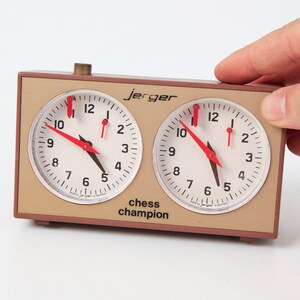 Vintage German jerger Mechanical Chess Clock, Analogue Chess Timer From ...
