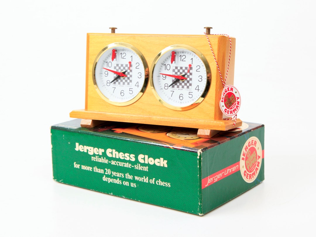 Vintage jerger Olypmpia Mechanical Chess Clock, Rare German Wind-up Chess Timer, 1970's Analogue ...