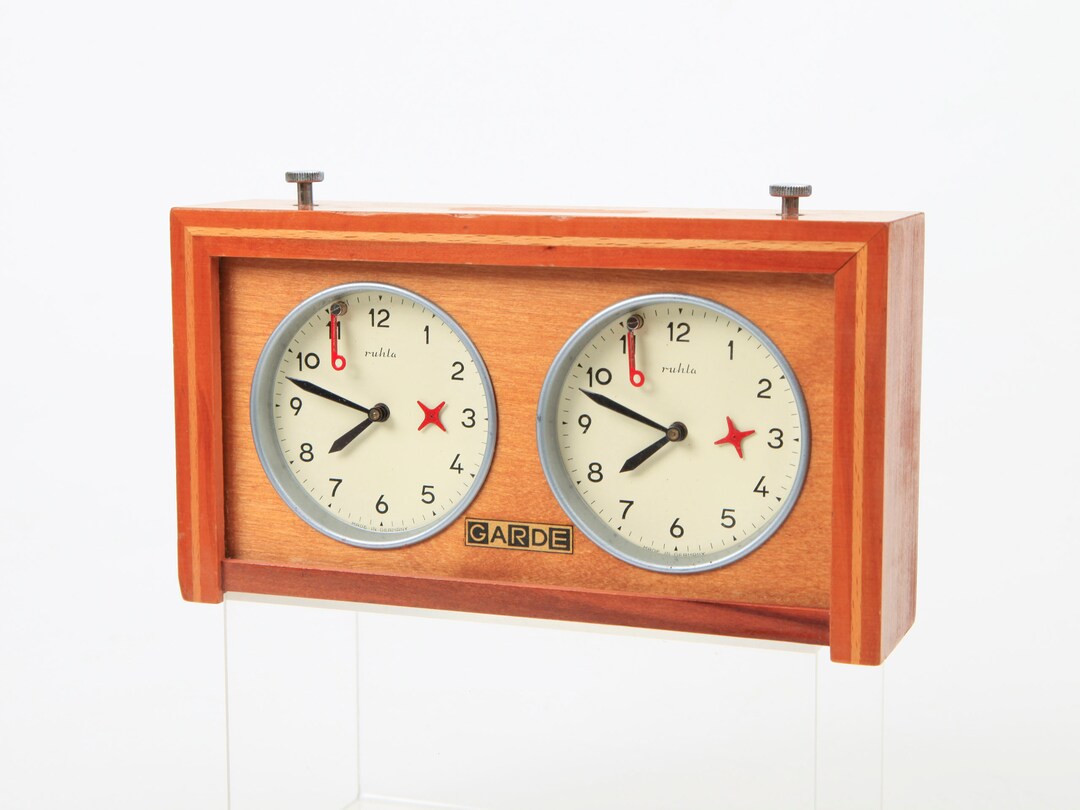 Vintage ruhla Garde Chess Clock 1970's German - Etsy