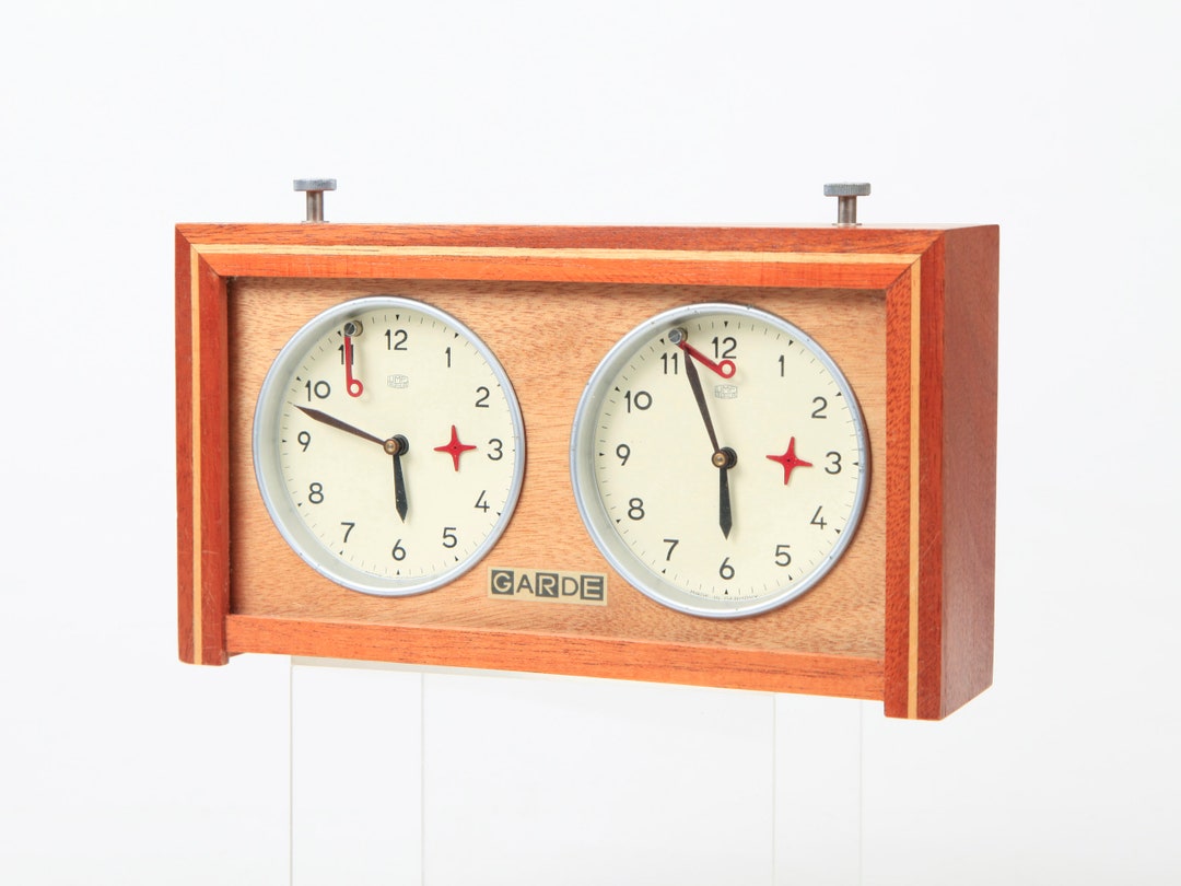 Vintage German ruhla Garde Chess Clock, 1960's Mechanical Tournament ...