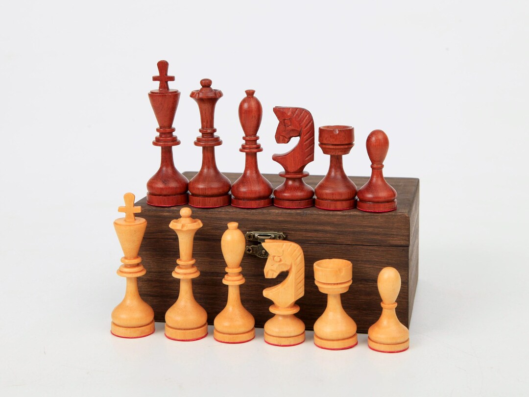 Rare 1970's Philippine Staunton Chess Set KH 9 Cm/3,5 In. Vintage ...