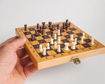 Travel chess set | Etsy