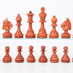Vintage Philippine Staunton Chess Set, KH 9cm / 3,5 In., Large Exotic ...