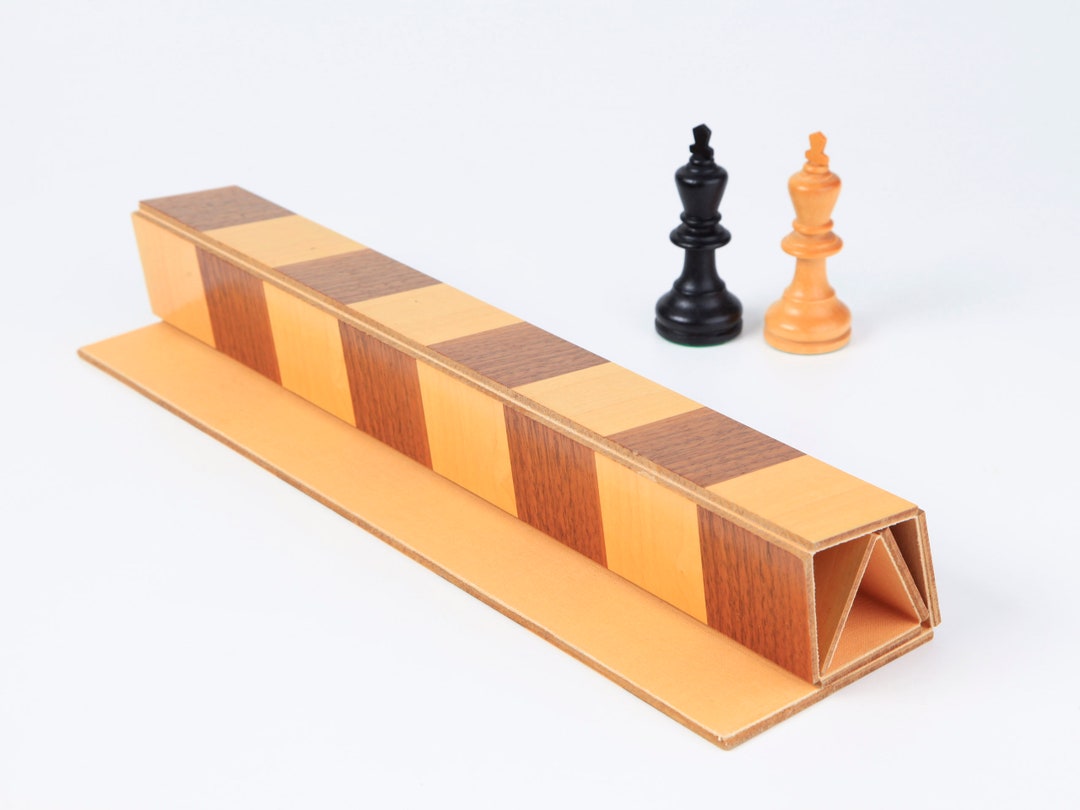 Large Roll-up Chess Board 40x40 Cm./16x16 Inches, Vintage Folding Chess ...