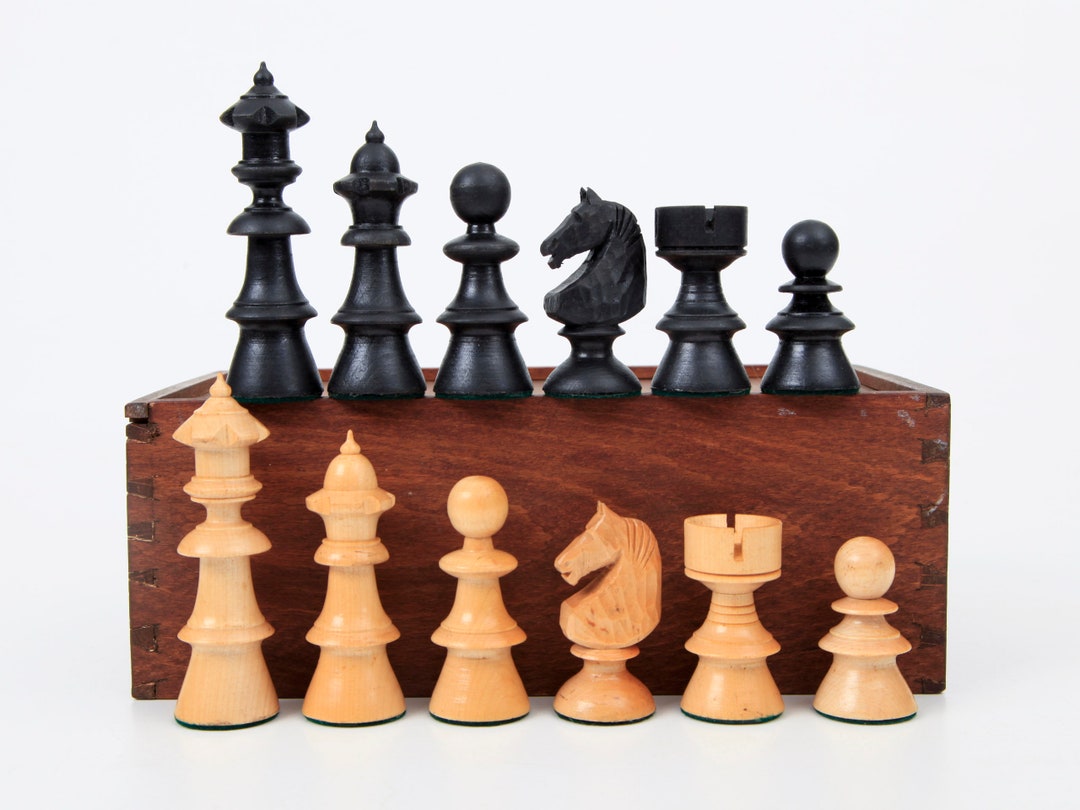 Vintage Austrian Coffee House Chess Set KH 9,7 Cm/3,8 In., Rare ...