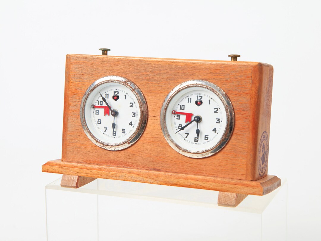 Rare Jerger Olypmpia the Hearts Chess Clock, 1950's Vintage German ...