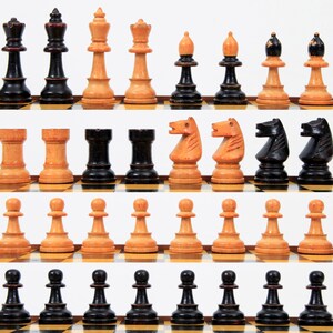 Vintage Hungarian Chess Set With Folding Board KH 8,2cm/3,2, Old ...