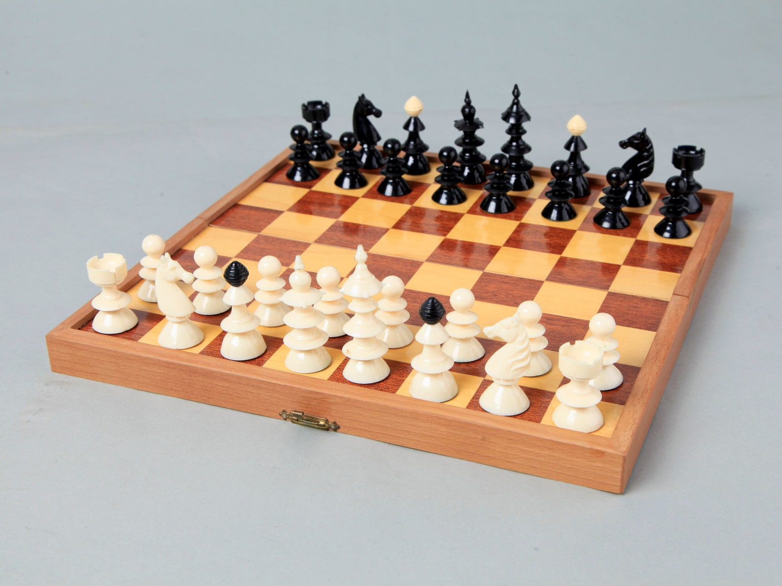 Rare Plastic Coffee House Chess Set With Folding Chess Board - Etsy